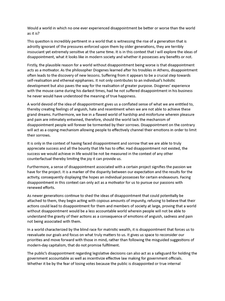 Tsa Practice Essay 1 | PDF