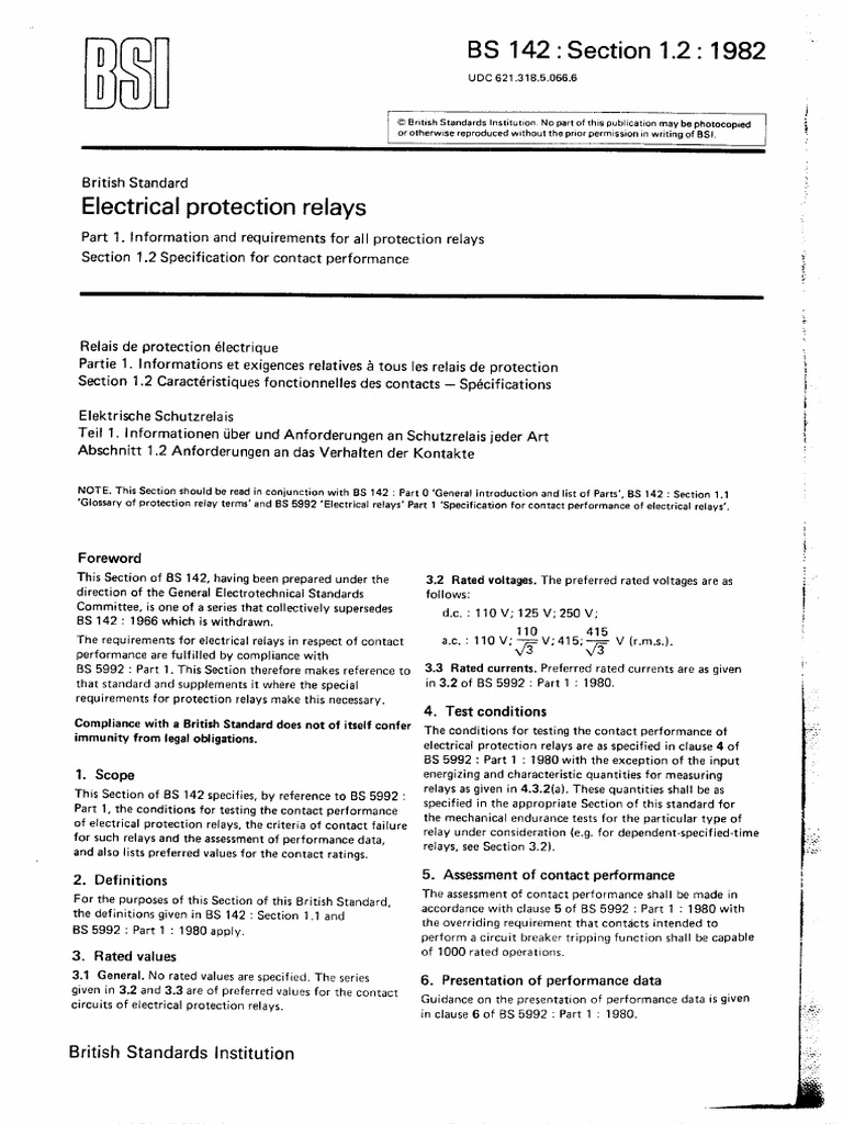 0007-BS 142 - Section 1.2 - 1982 | PDF