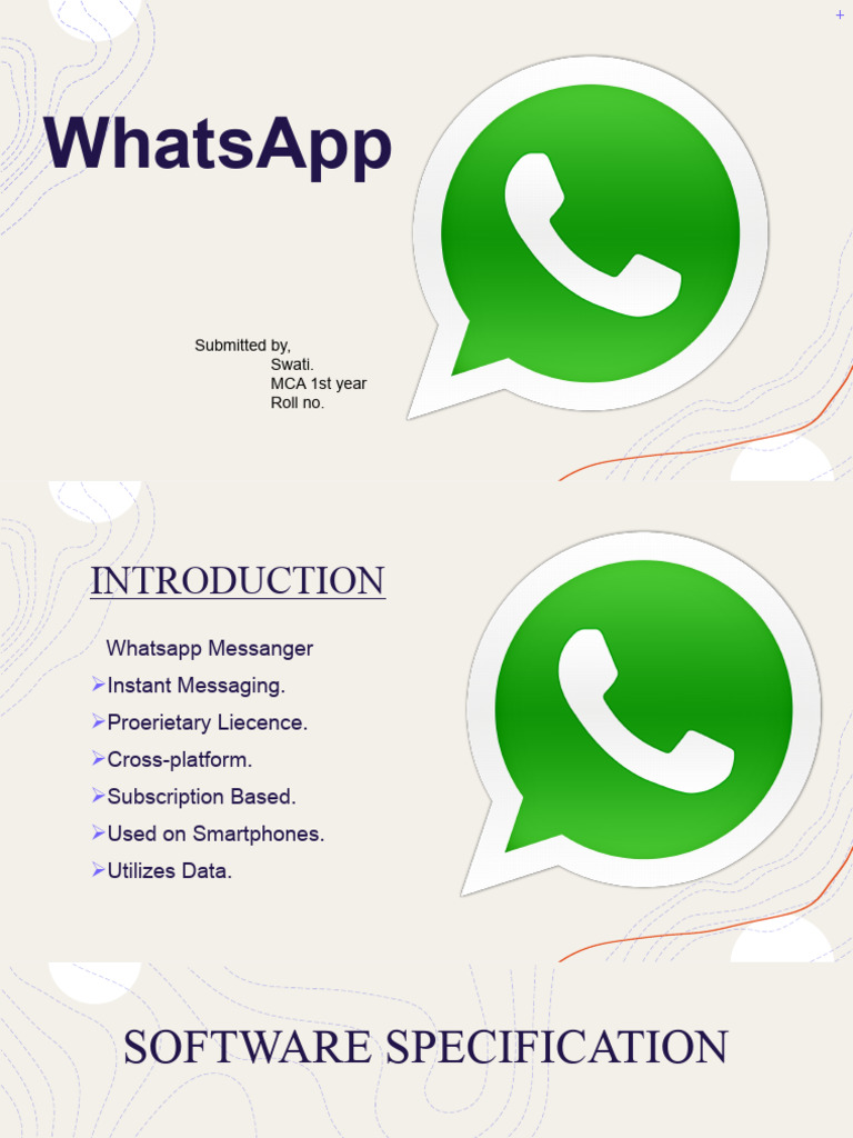 Presentation 1 | PDF | Instant Messaging | Mobile Software
