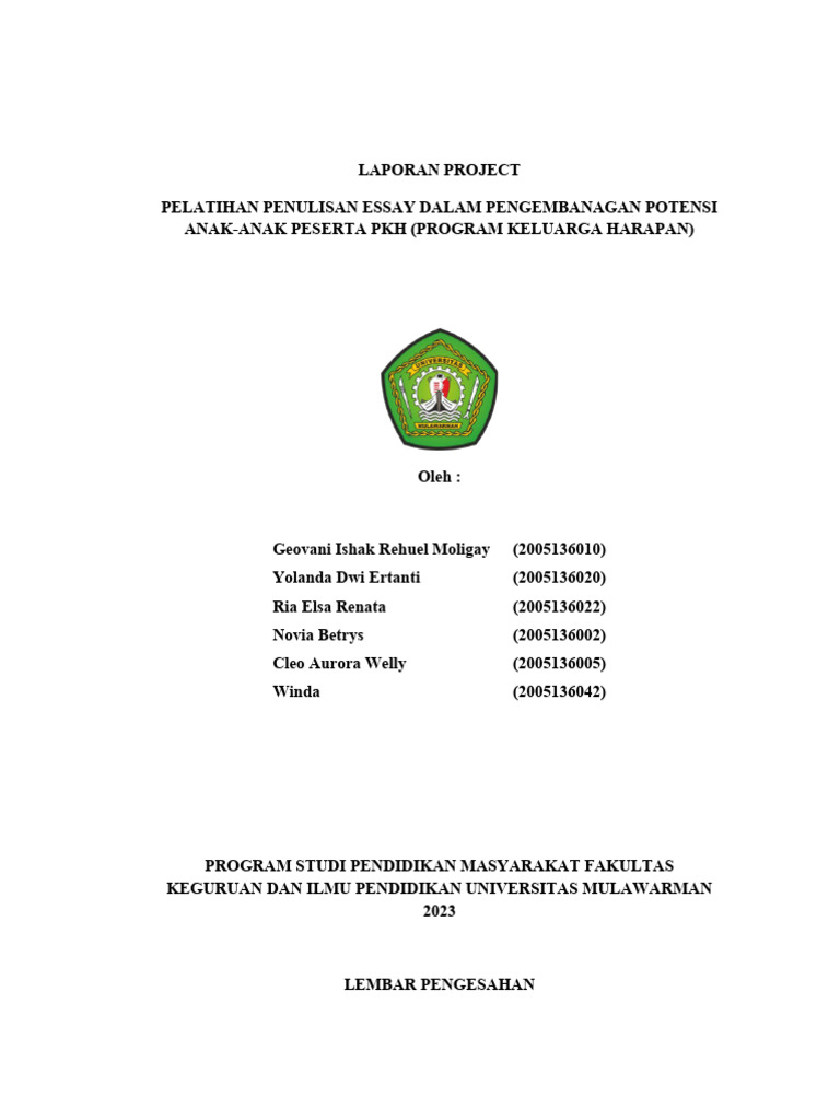 FIX Laporan Proker | PDF