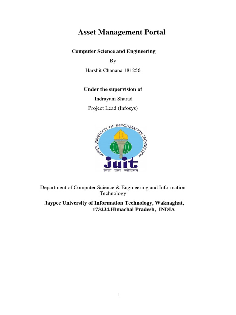 Asset Management Portal | PDF | Bootstrap (Front End Framework ...