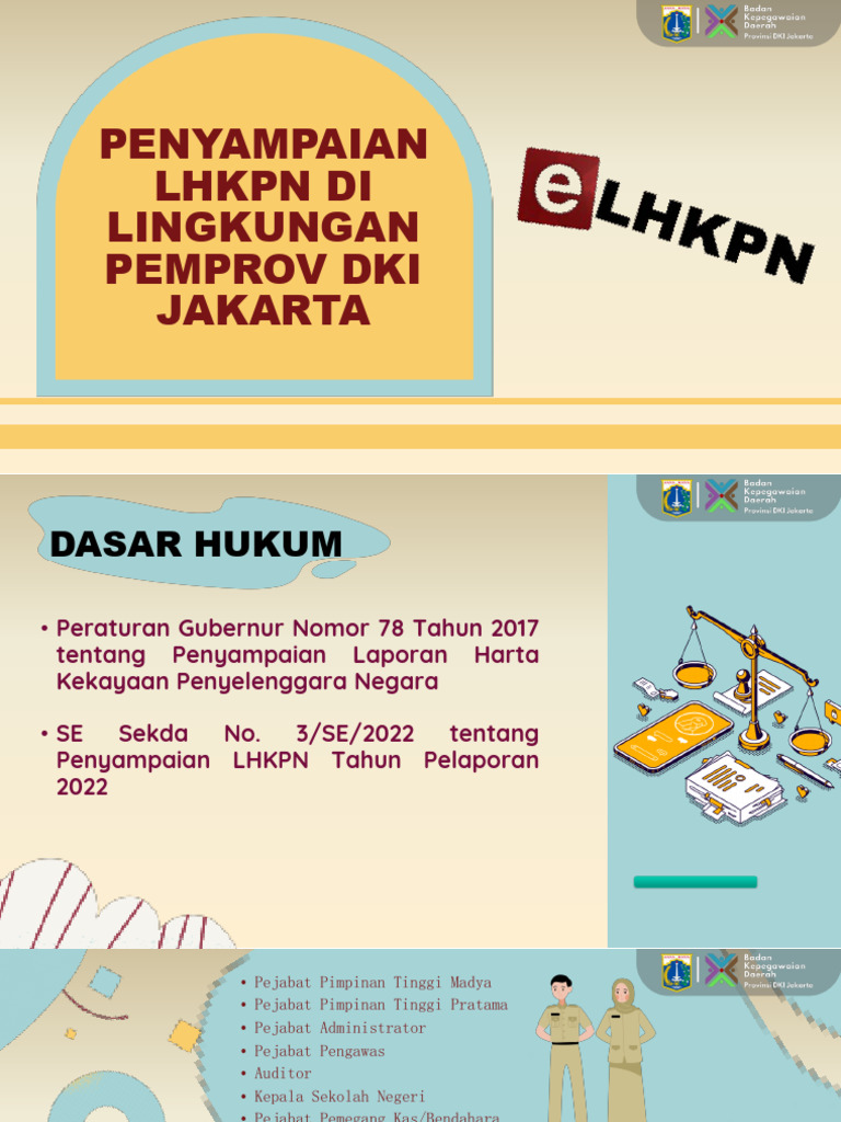 Materi Rakernis Kepeg 2023 LHKAN DAN SHIFTING | PDF
