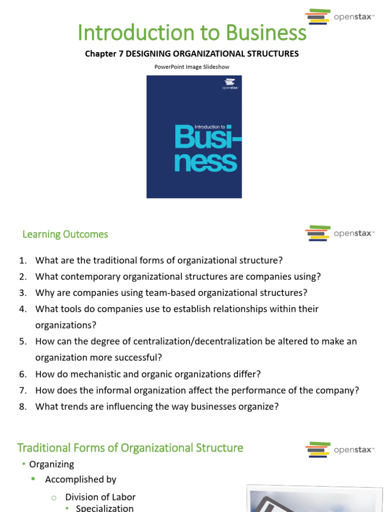 Intro Chapter 7 PowerPoint (Hicks) | PDF | Organizational Structure | Economies