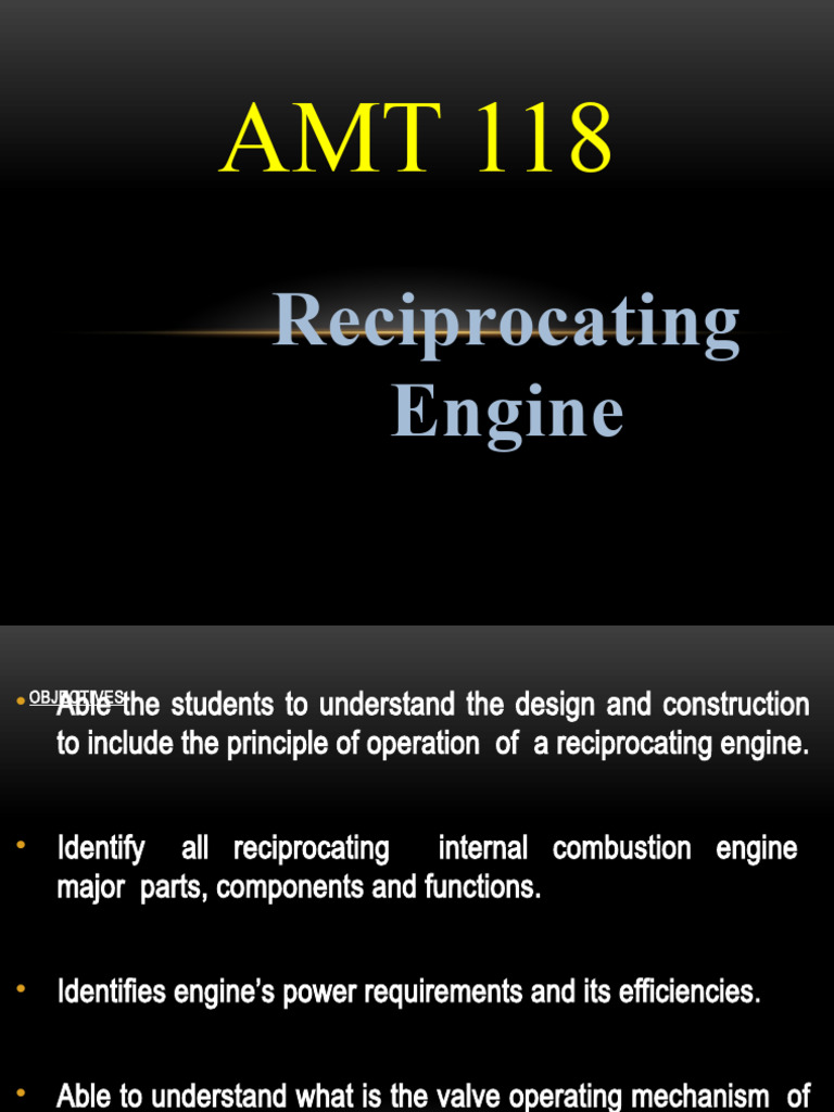 Understanding Reciprocating Engines | PDF | Piston | Internal ...