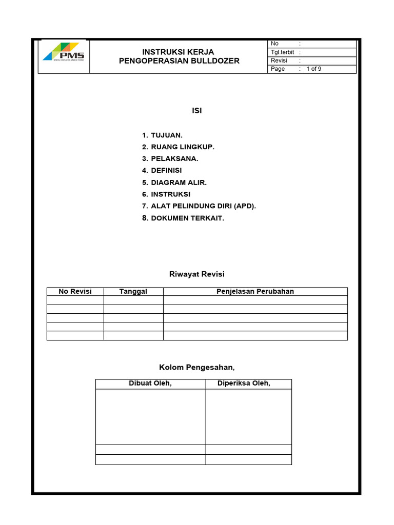 Panduan Operasional Bulldozer D85SS | PDF
