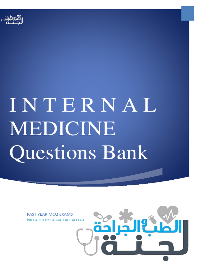 Internal Medicine MCQ Question Bank | PDF | Medical Specialties ...