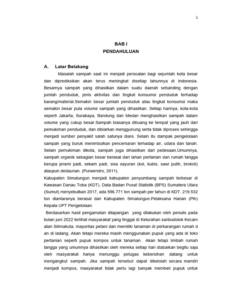 Bab 1-5 Skripsi | PDF