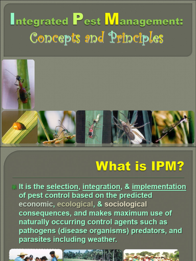 Day3-IPM Concepts and Principles, And AESA_GYIlar | PDF