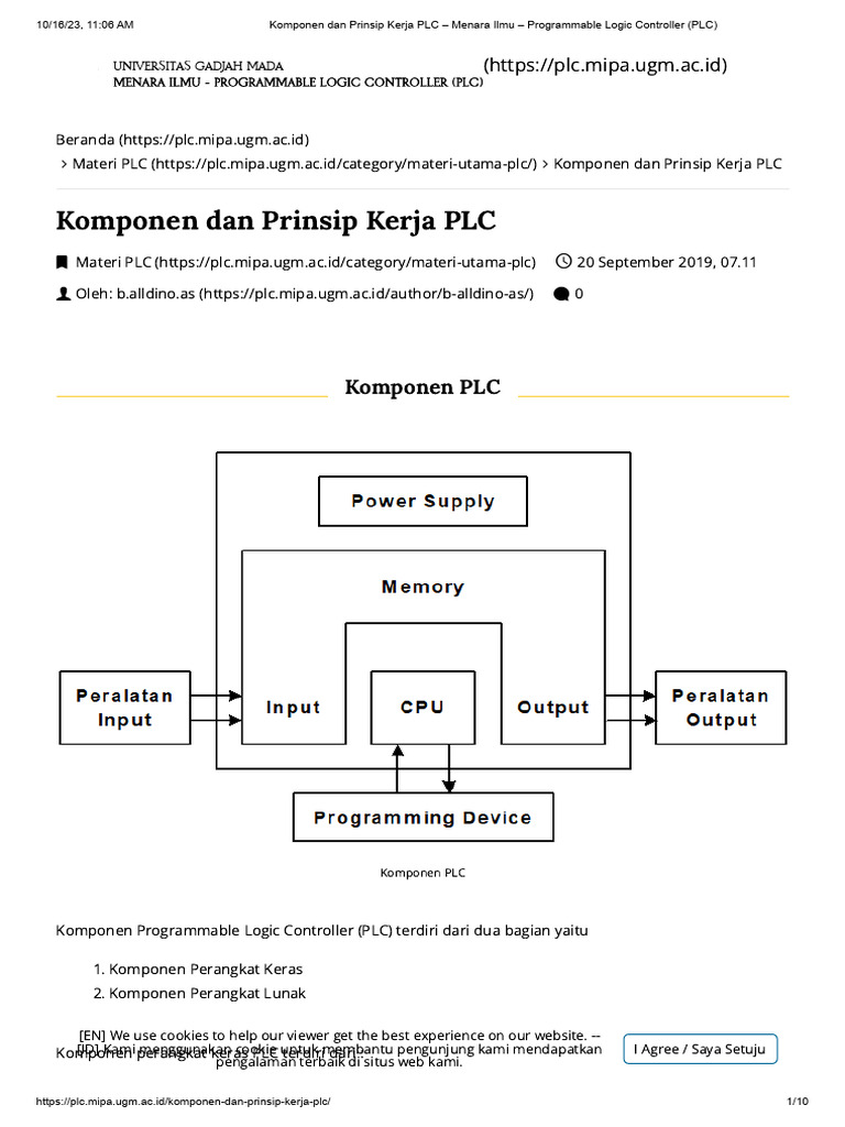 Komponen Dan Prinsip Kerja PLC - Menara Ilmu - Programmable Logic ... Komponen Dan Prinsip Kerja PLC - Menara Ilmu - Programmable Logic ...