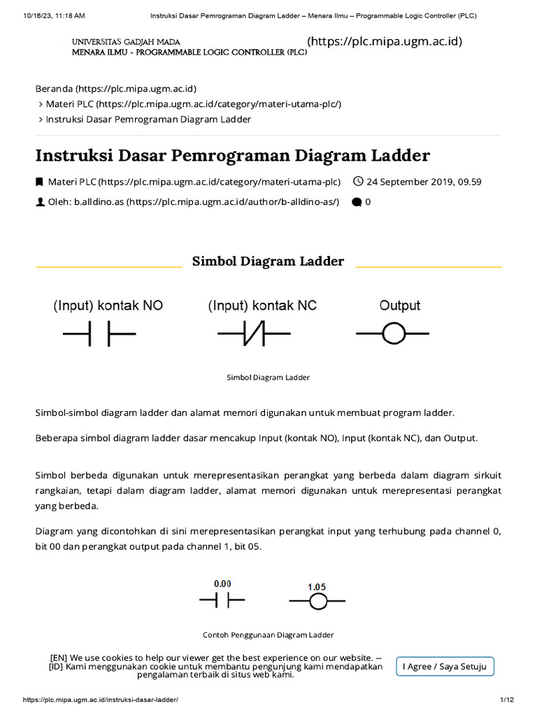 Instruksi Dasar Ladder PLC | PDF