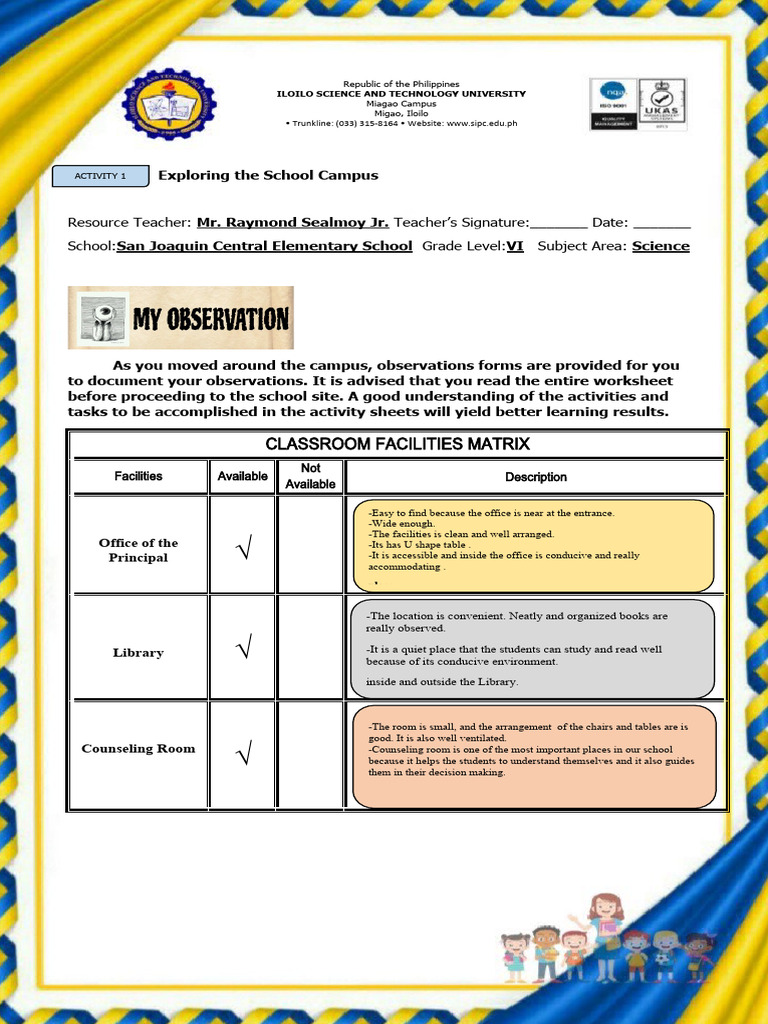 Field Study 1 Episode 1 | PDF | Classroom | Learning