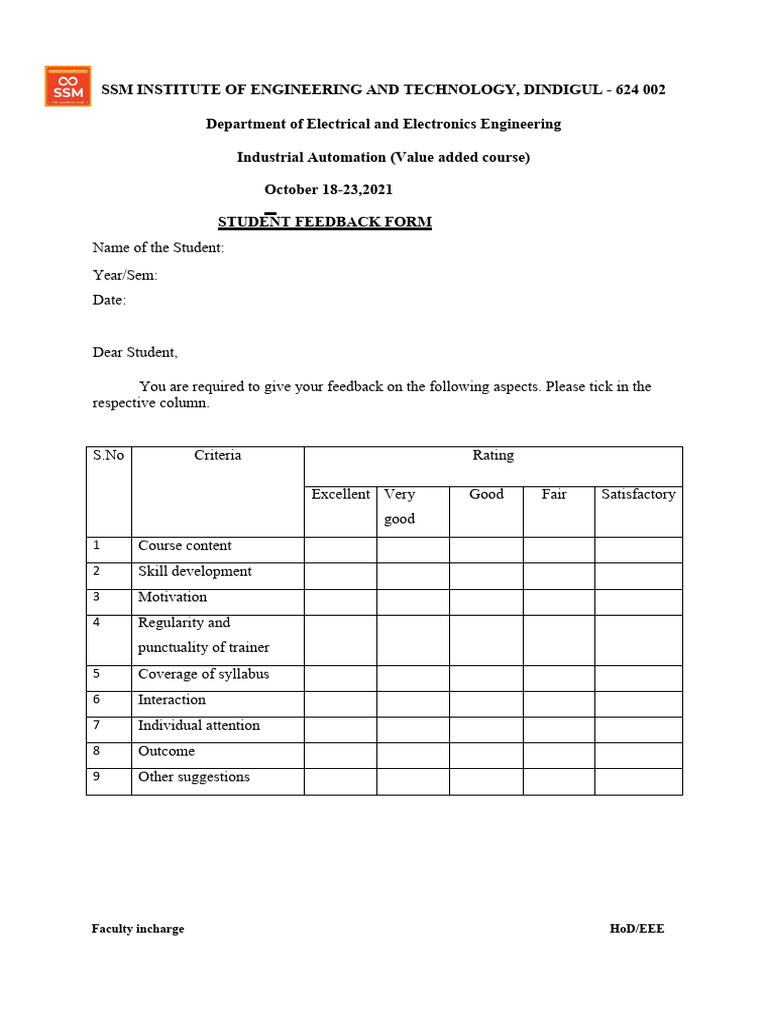 Value Added Feedback | PDF