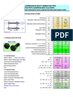Perhitungan Base Plate Dan Angkur | PDF