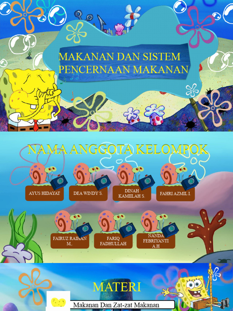 Spongebob Template | PDF