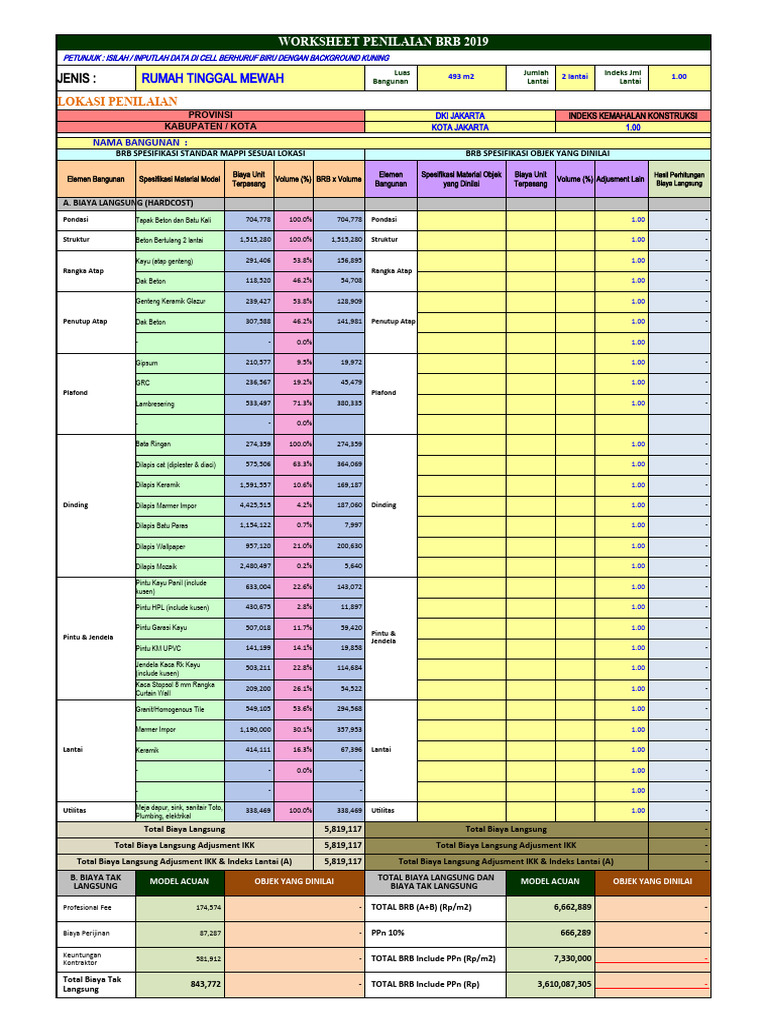 Kertas Kerja BTB | PDF