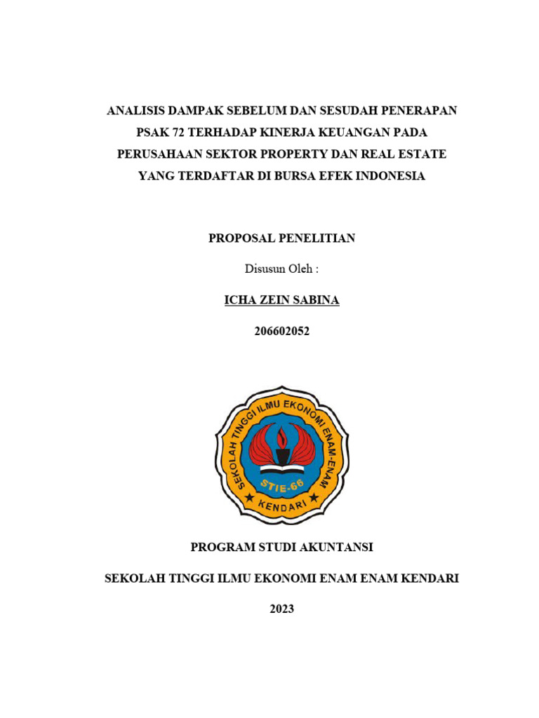 Dampak PSAK 72 pada Kinerja Keuangan | PDF