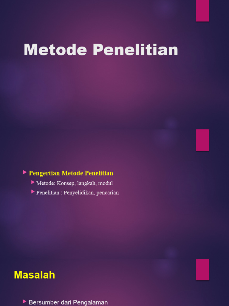 Sistematika METOPEL | PDF