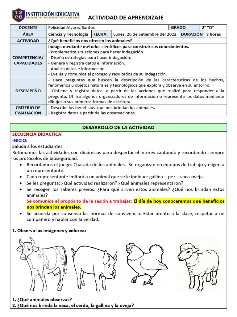 Ciencia ADA 26-09-22 (Fely) | PDF