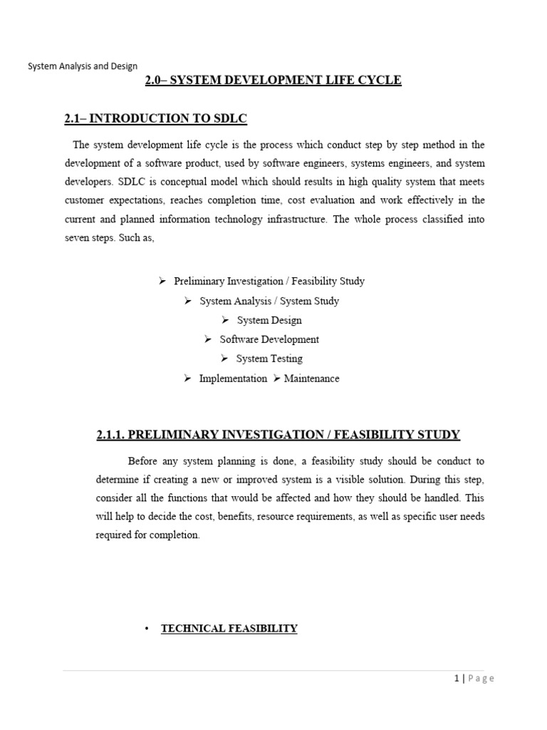SAD Task 2 | PDF | Software Testing | Feasibility Study