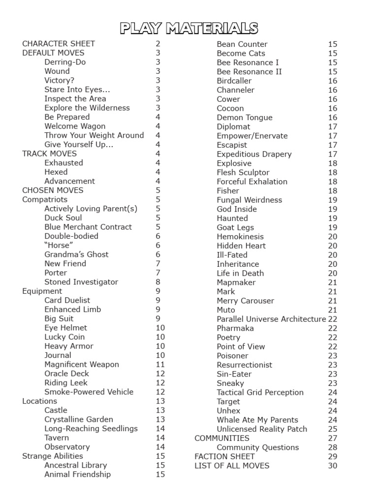 Patchwork Play Materials Guide | PDF