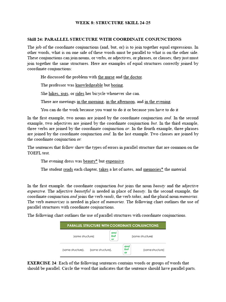 Structure Skill 24-25 | PDF