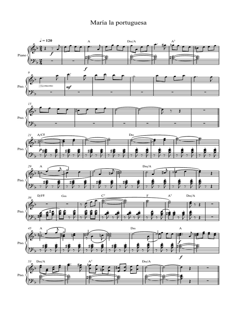 María-piano | PDF
