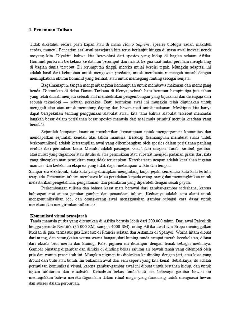 The Invention of Writing | PDF