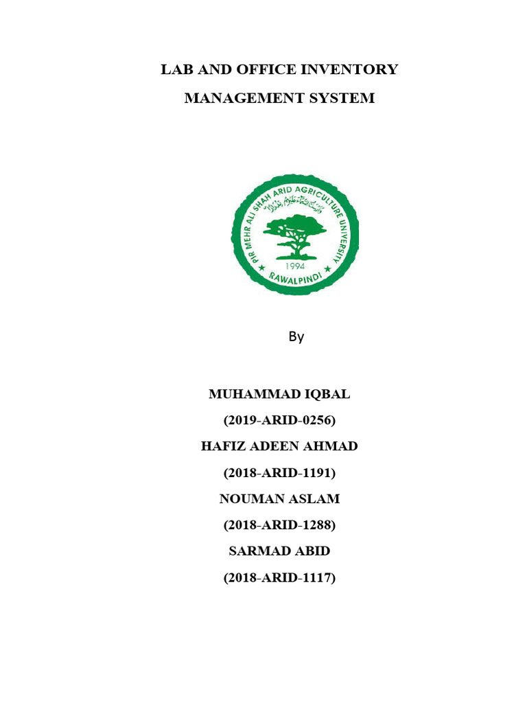 Lab and Office Inventory Management System | PDF | Mobile App ...