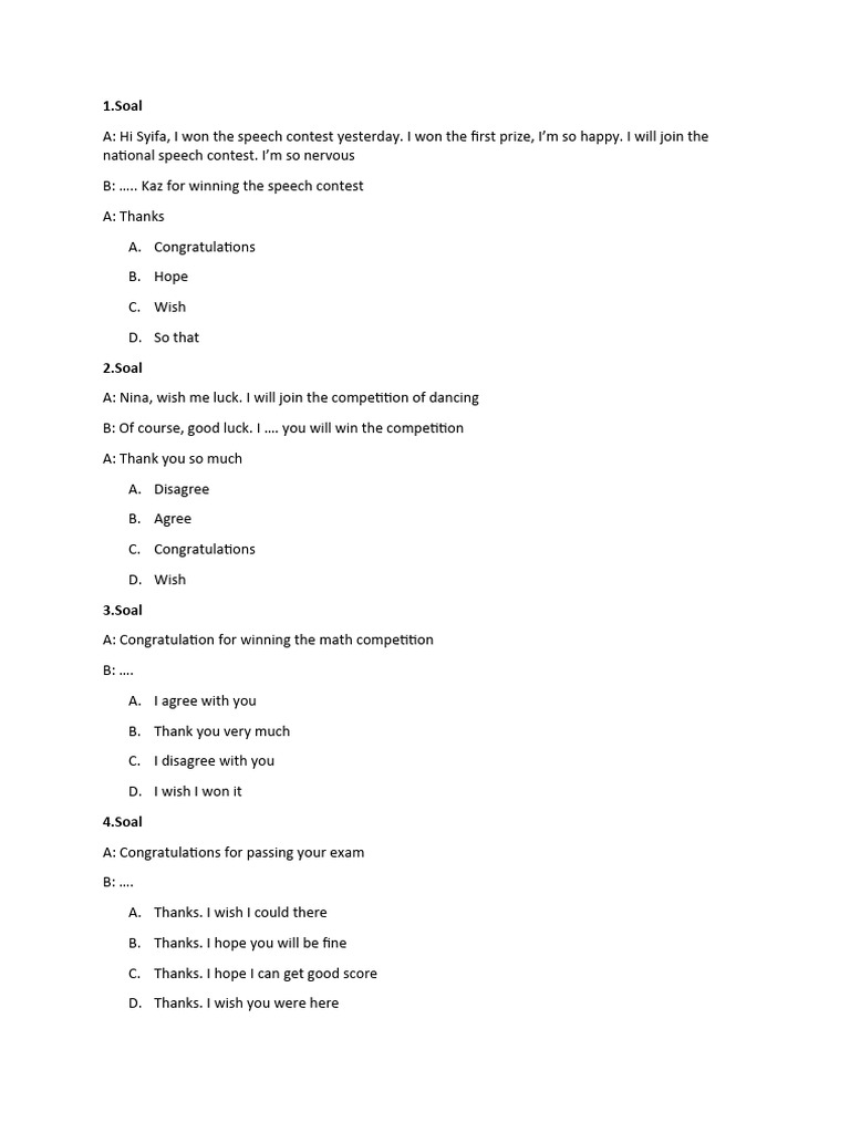 Latihan Soal PTS Kelas 9 | PDF