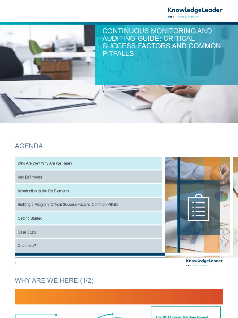Continuous Monitoring and Auditing Guide - Critical Success Factors and Common Pitfalls | PDF
