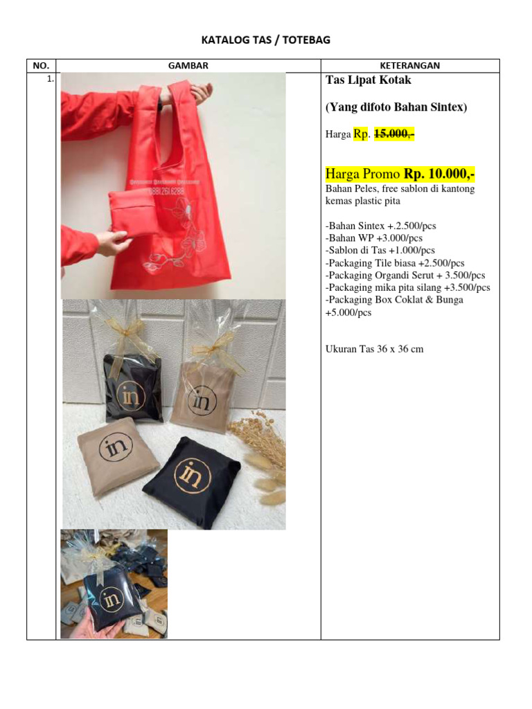 KATALOG TAS 21 SEPT 2023 Fix | PDF