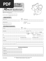 ASQ-3 33 Month Questionnaire | PDF