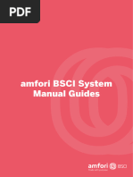 Amfori BSCI System Manual Guides | PDF | Records Management | Policy