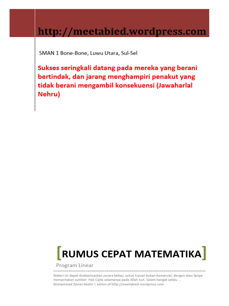 Cara Rumus-Cepat-Matematika - 2 | PDF