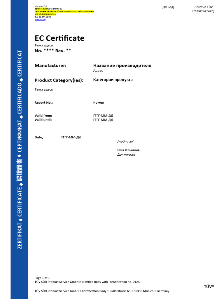 TUV SUD Template | PDF