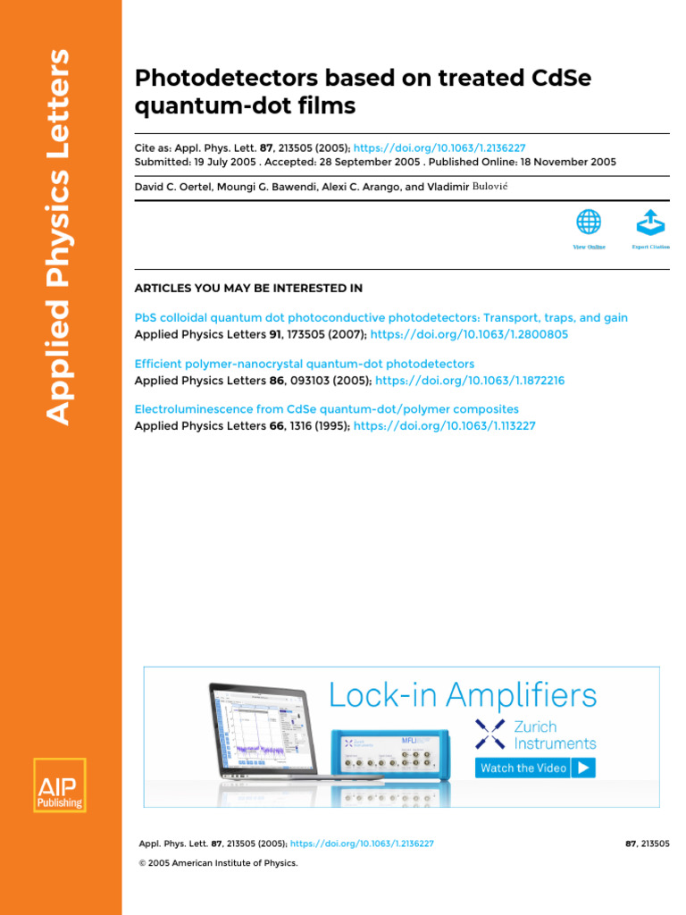 Photodetector Ref | PDF