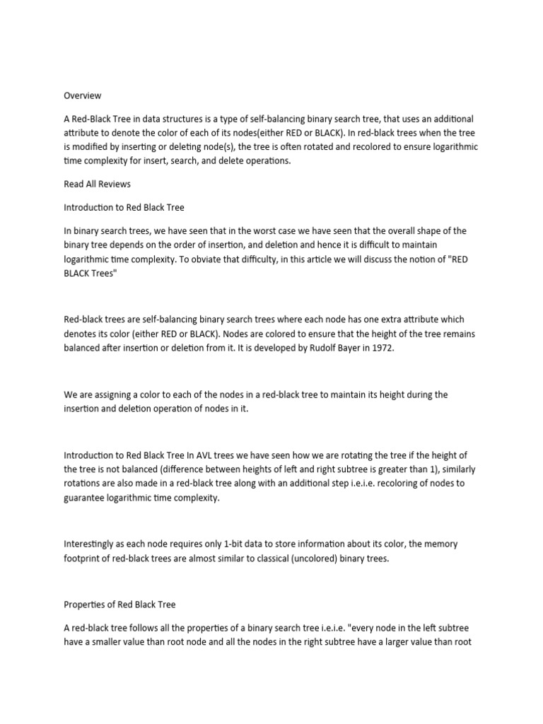 Black Tree | PDF | Data Management | Computing Black Tree | PDF | Data Management | Computing