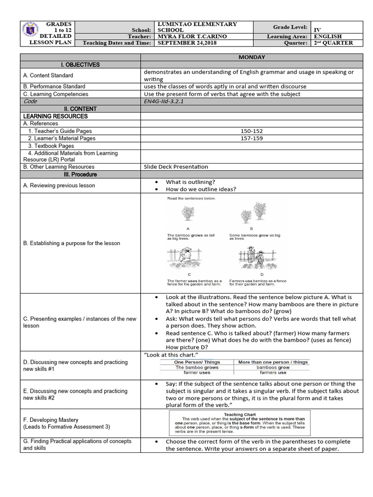 En4G-Iid-3 2 1 | Download Free PDF | Learning | Teachers