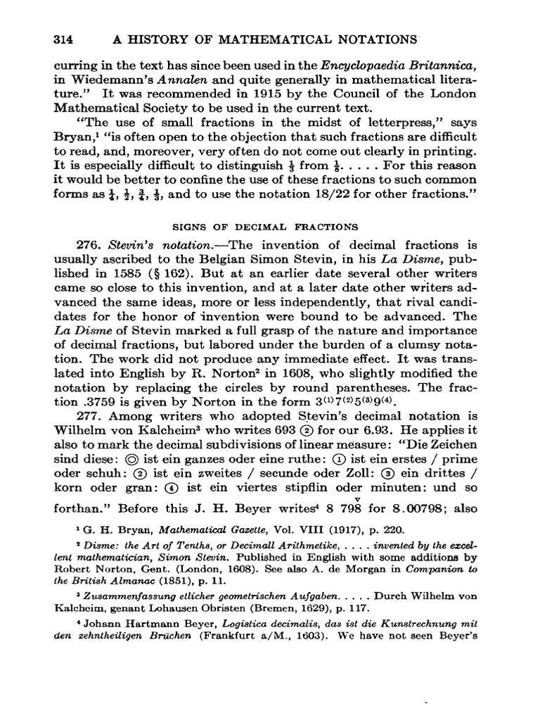 1993 A History of Mathematical Notations - Cajori - Removed - Removed ...