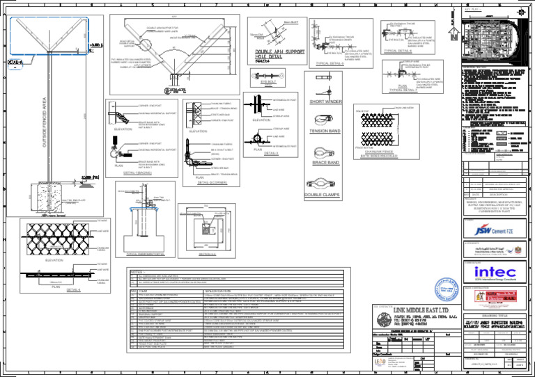 Chainlink Fence Design Specifications | PDF | Manufactured Goods ...
