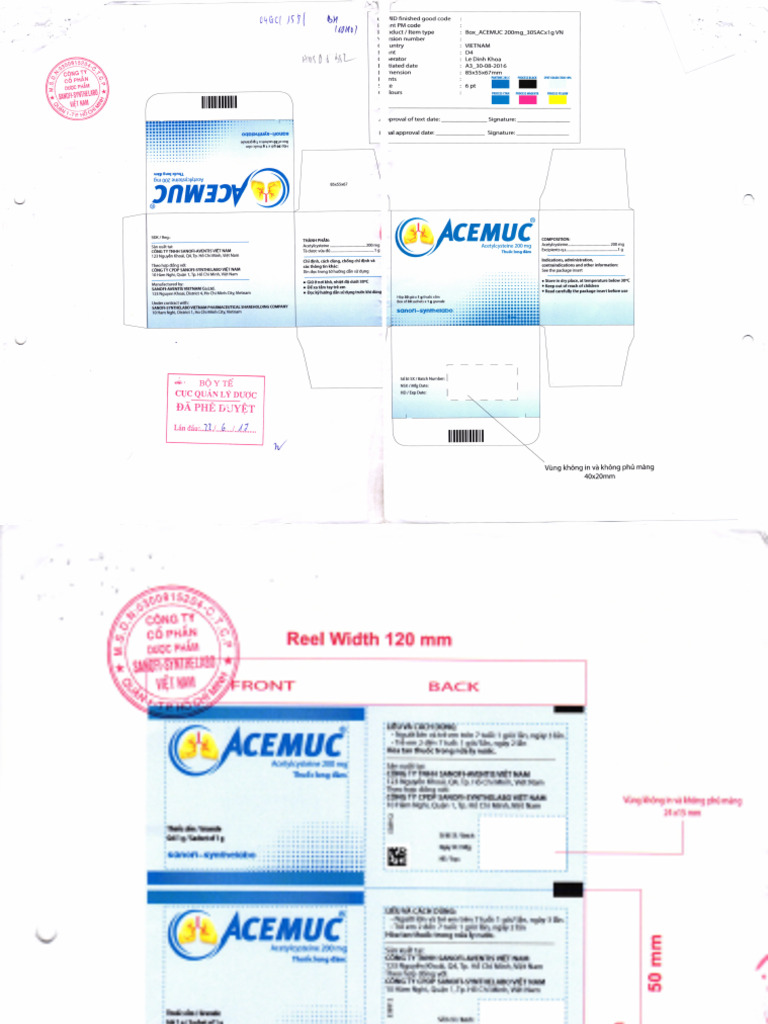 Acemuc 200 | PDF | Vietnam