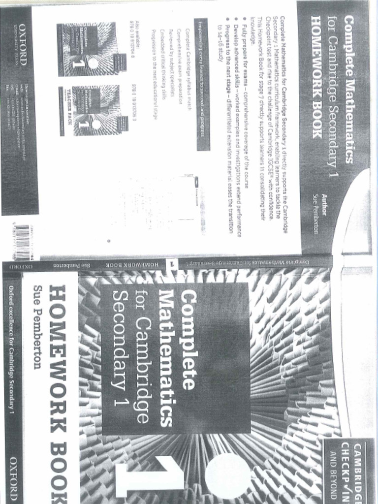 Complete Mathematics 1 | PDF