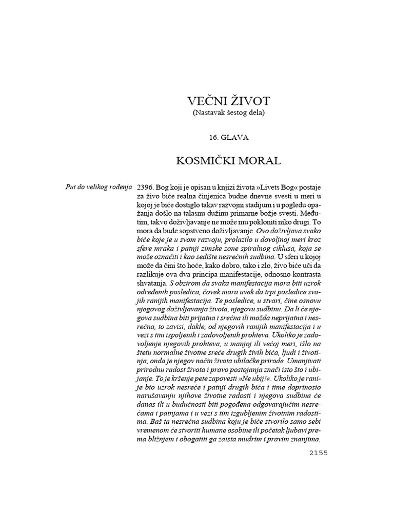 Lb7 Kosmicki Moral Sveta | PDF