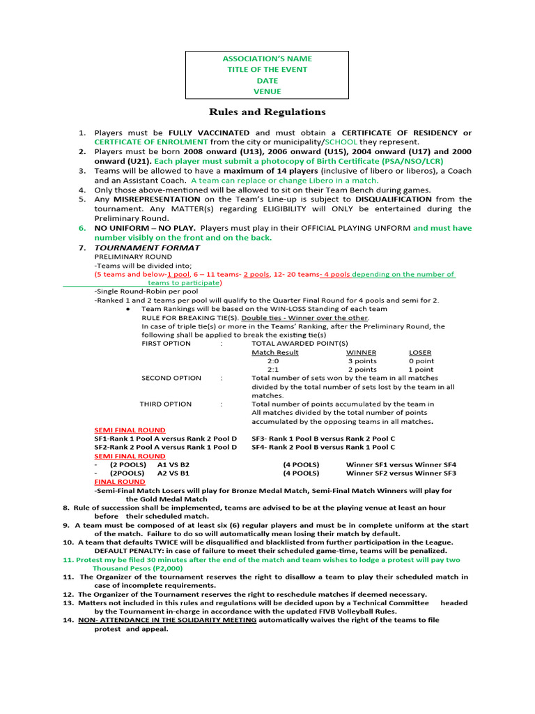 Bukva Rules Regulations Suggested | PDF