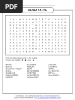 Bahagi NG Aklat Final Worksheet | PDF | Language Arts & Discipline ...