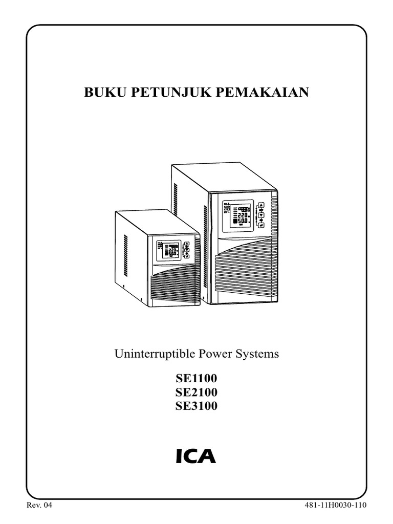 Buku Manual SE1100 SE3100 | PDF