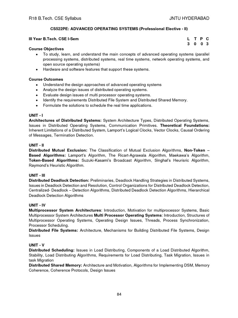 Aos Unit I Architetures 1 | PDF