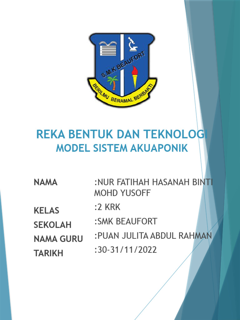 Reka Bentuk Dan Teknologi (Akuaponik) | PDF