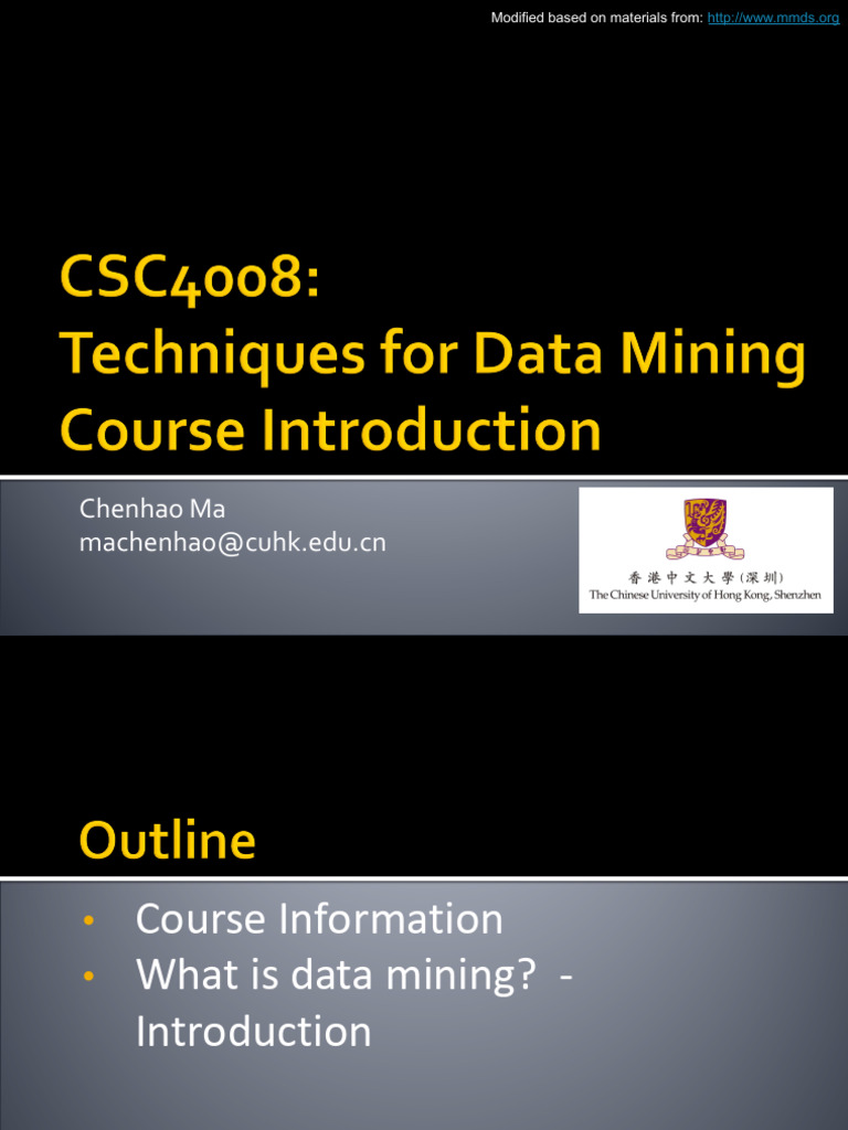 ch01 Intro | PDF | Machine Learning | Data ch01 Intro | PDF | Machine Learning | Data