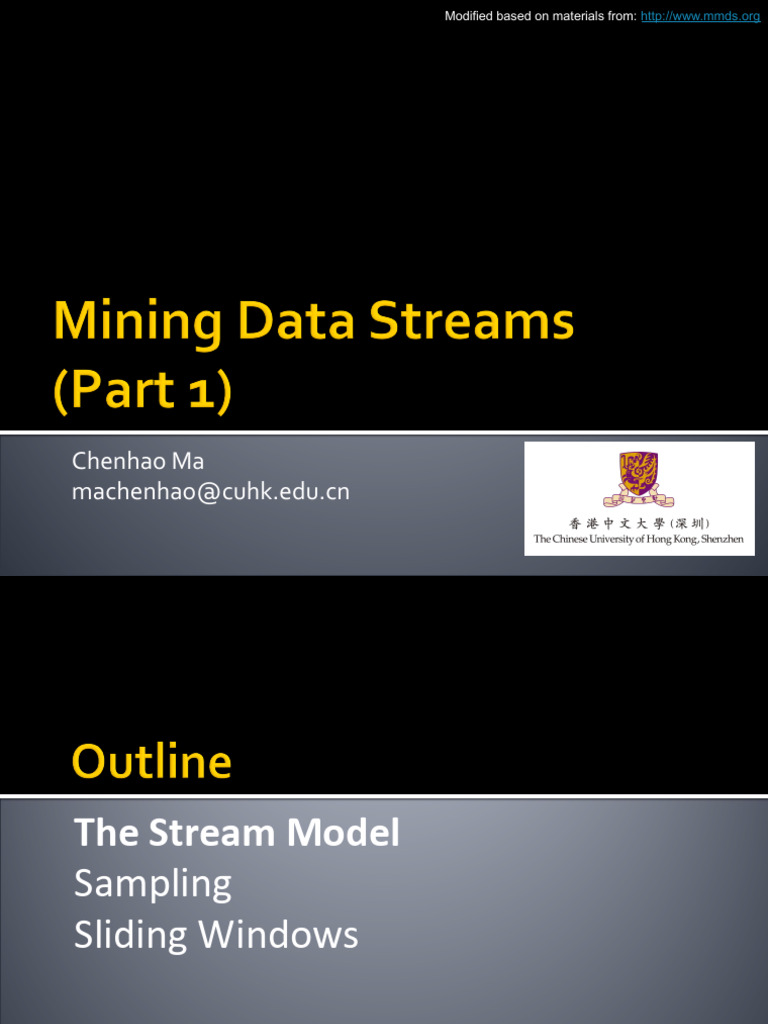 Ch05a Streams1 | Download Free PDF | Theoretical Computer Science | Algorithms